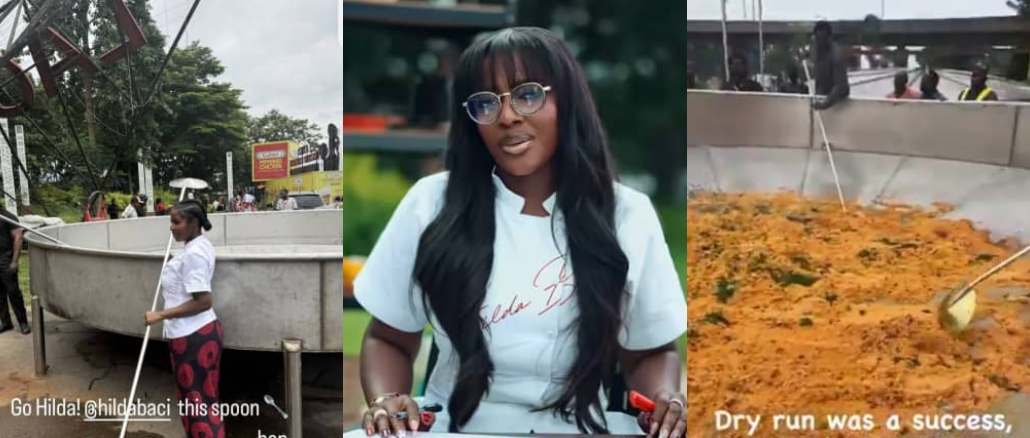 Hilda Baci Test-Runs Giant Pot Ahead of Guinness World Record Jollof ...