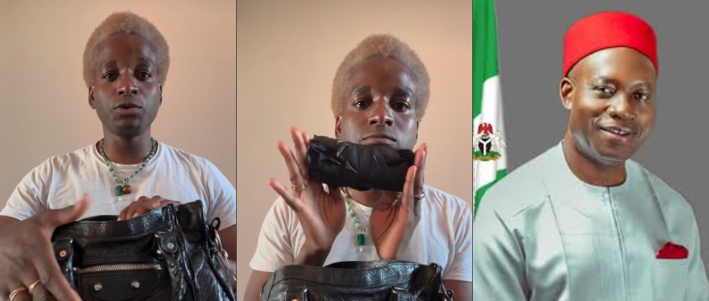 Gov Soludo’s Son Joins Viral Trend, Shows Off What’s In His Balenciaga ...