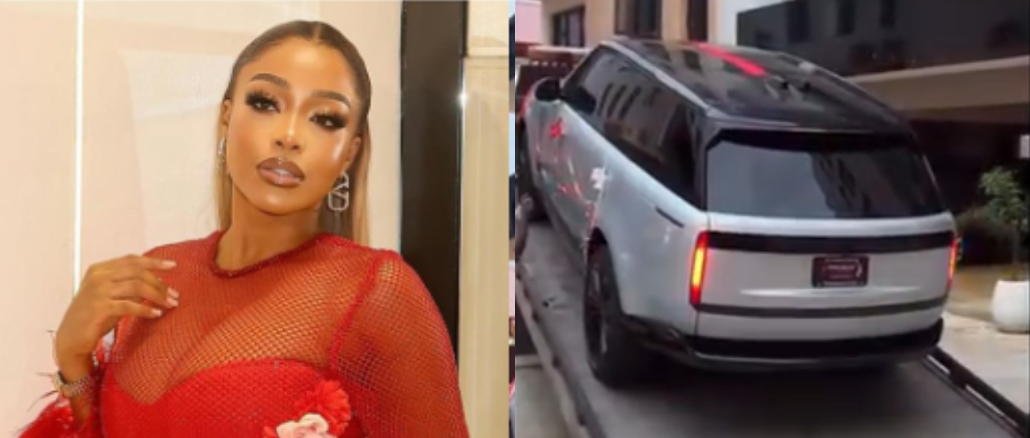 Uche Montana Flaunts Brand-New 2025 Range Rover Amid Nollywood ...