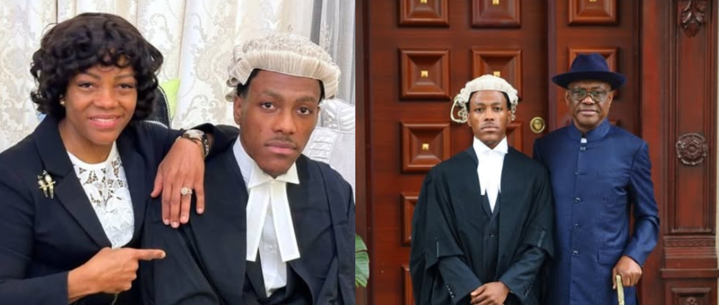 FCT's Minister, Wike’s Son Jordan Called to the Bar - Gistlover