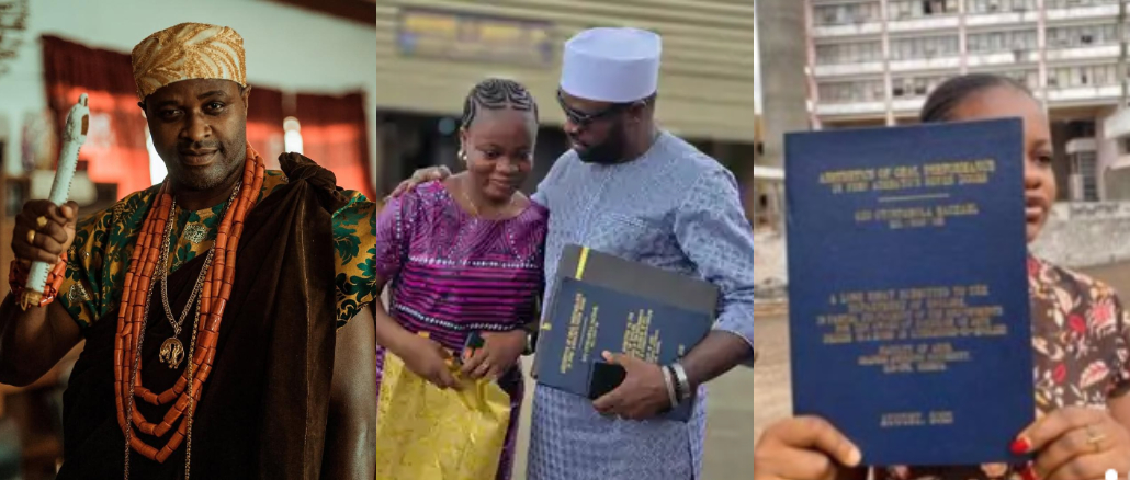 Actor Femi Adebayo Humbled As OAU Student Dedicates Research Project To ...