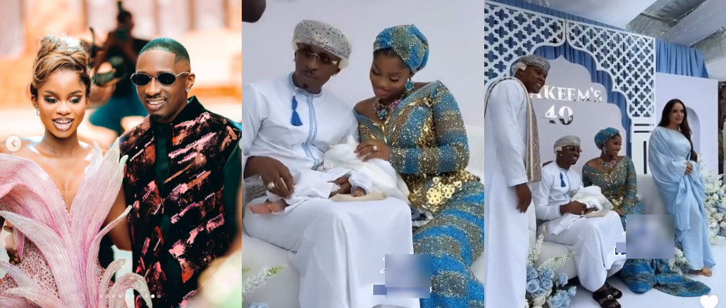 Priscy And Juma Jux Dedicate Baby Rakeem Islamically 40 Days After ...
