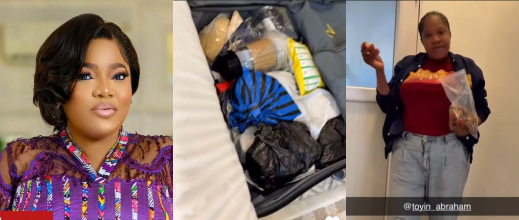 Oversabi Aunty Toyin Abraham Arrives In Tanzania With Boxes Of Gifts ...