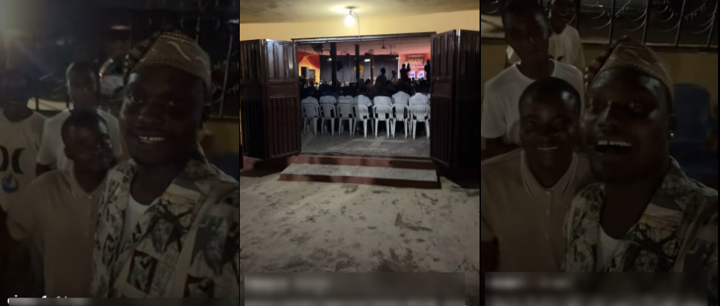 “I Go Dey Outside”- Nigerian Man Stands Guard Outside Church During ...