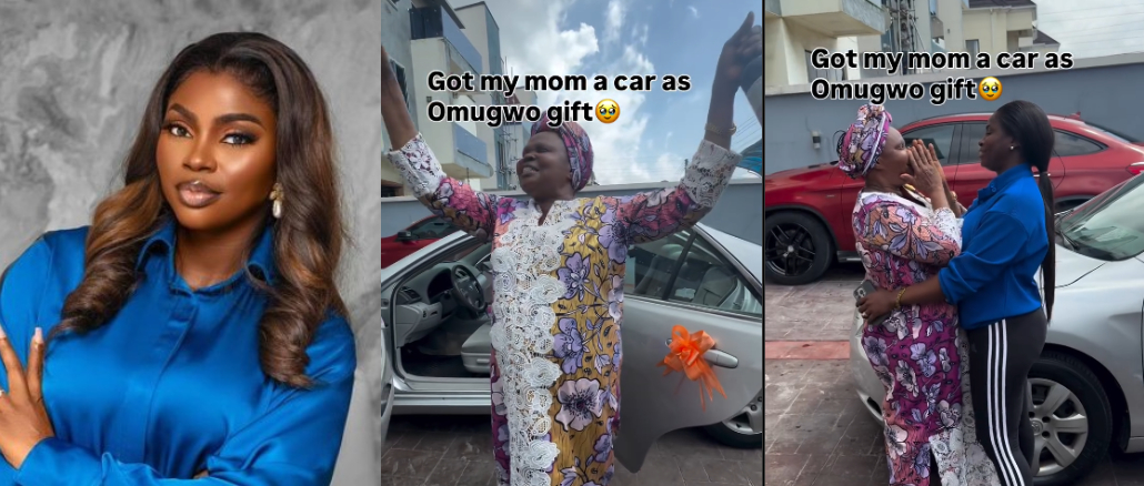 “She Made Childbirth Easy”- Prudent Gabriel Honors Mother With Toyota ...