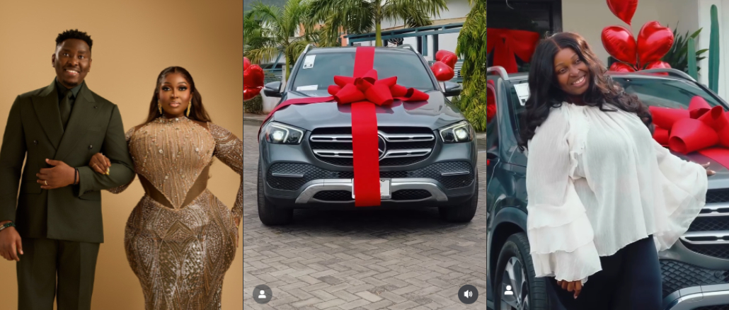 Victor Thompson Presents Wife With Mercedes-Benz Push Gift, Fans ...