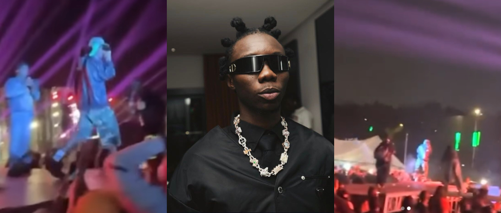 Chaos in Abuja as Crowd Throws Sachet Water and Bottles at Blaqbonez on ...