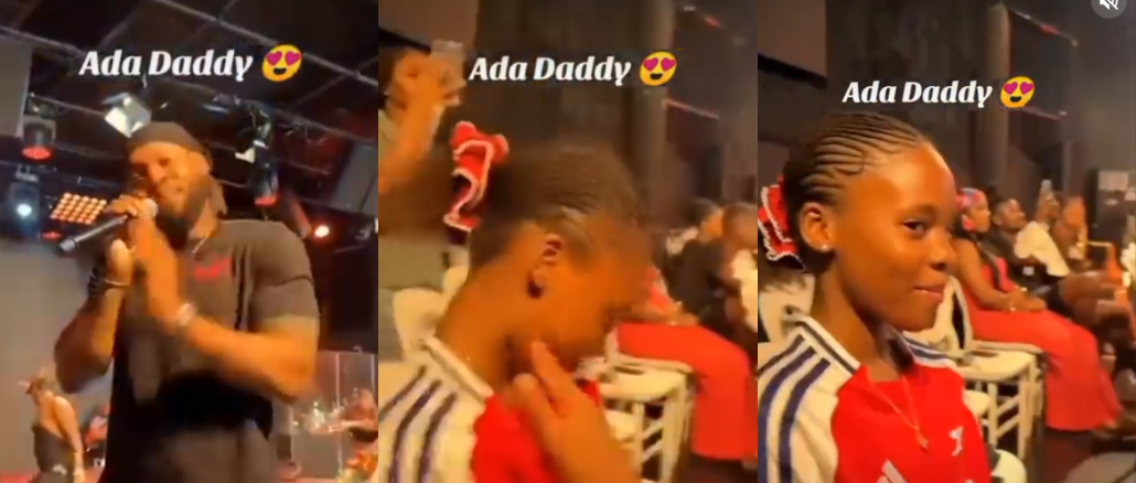"Ada Bekee" - Sweet Moment Flavour Serenades His Daughter During ...