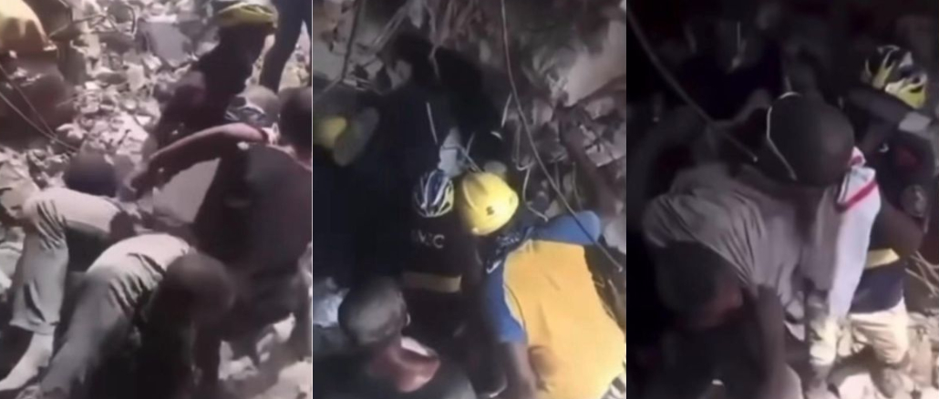 Survivor Found Under Rubble 11 Days After Fire Outbreak Building ...