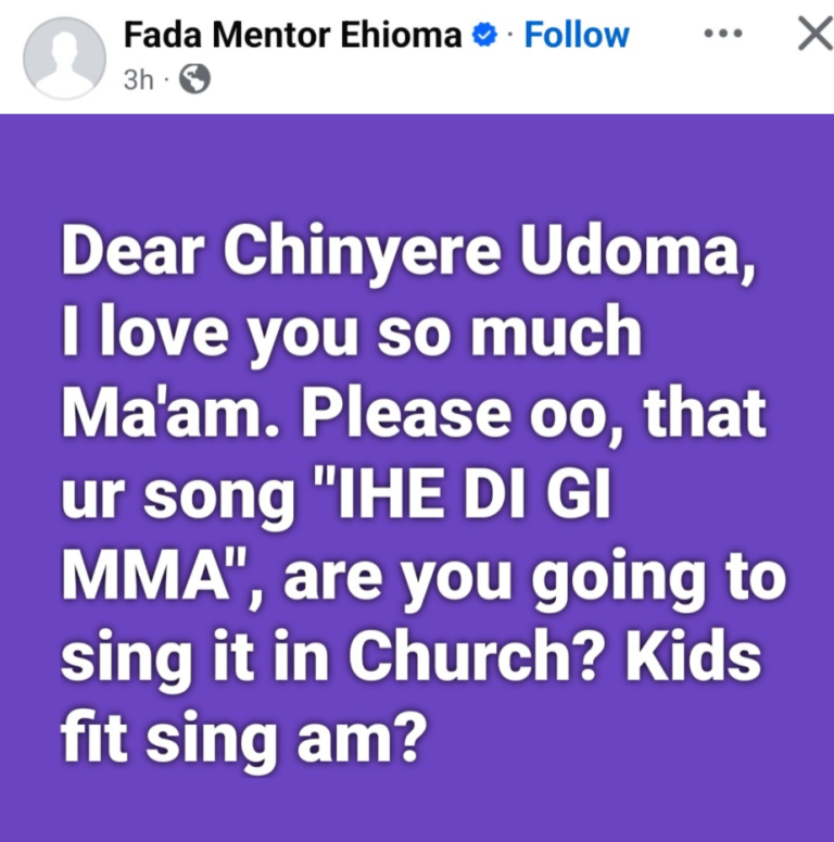 “Can Children Sing This?”- Catholic Priest Criticises Chinyere Udoma ...