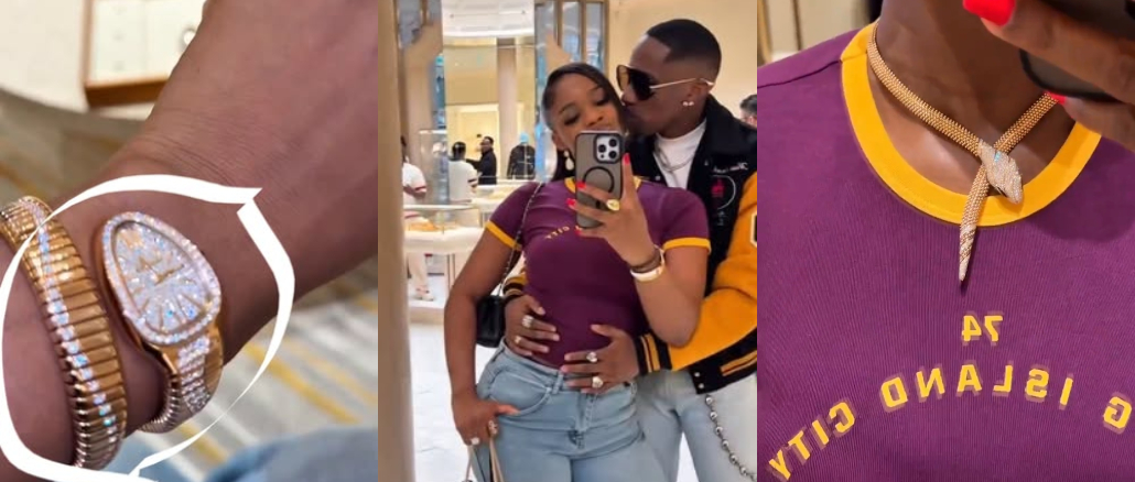 Juma Jux Marks First Anniversary with $44,000 Diamond Watch and Rose ...